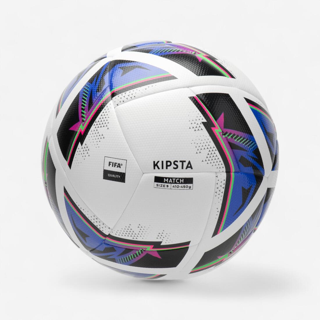 Size 5 FIFA Quality Football Hybrid 2 Match Ball - White
